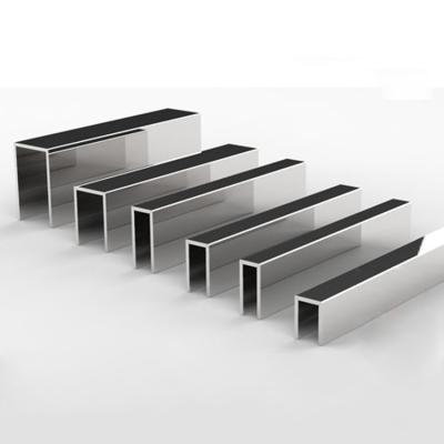 China 316L Stainless Steel U Edging Mirror Polished U Channel 0.3mm 2mm for sale