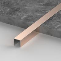 China PVD Coated Stainless Steel U Channel Trim 2.44m 2.5m 201 304 316 for sale