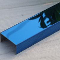 China AISI 8K Stainless Steel U Profile L Shaped JIS Ceramic Tile Trim For Wall Decoration for sale