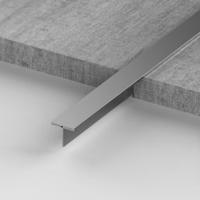 China Colored Hairline Stainless Steel Backsplash Edge Trim T Channel 0.5mm 3mm SS 304 for sale