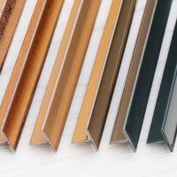 China 8K HL Stainless Steel Tile Trim Edge Square Colored For Interior Decoration for sale
