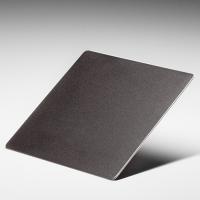 China 1219mm Bead Blasted Stainless Steel Sheet Black Color 410 430 for sale