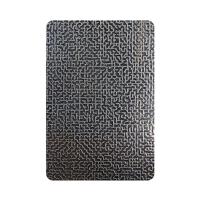 China 4 x 8ft 1.2mm Decorative Stainless Steel Sheet Embossed 8K 304 316 for sale