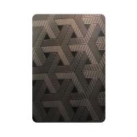 China 4 x 8ft 1.2mm Decorative Stainless Steel Sheet Embossed 8K 304 316 for sale