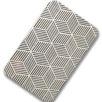 China 1500mm Embossing Stainless Steel Checkered Plate 201 304 Squares One Tex for sale