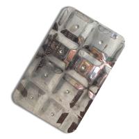 China PVD Coated Stamped Stainless Steel Sheet Small Plates 3D Pattern 304 316 1.2mm for sale