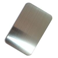 China 201 304 Brushed Stainless Steel Sheet Hairline 0.3mm - 3mm Colored Stain Finish for sale