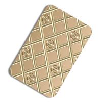 China INOX 1219mm Decorative Stainless Steel Sheet Hairline Plate 304 0.8mm Thick 3D Laser for sale