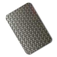 China 4 x 8 304 Embossed Stainless Steel Sheet 1.2mm 4000mm Small Pearl SS 201 for sale
