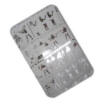 China 316 Etched Stainless Steel Sheet Plain 600mm - 1500mm Luxury Art Pattern Mirror for sale