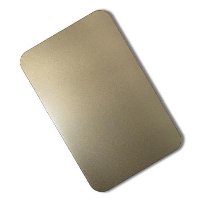 China PVD Coating Bead Blasted Stainless Steel Sheet Acero Inoxidable 304 316 201 1219 X 2438mm for sale