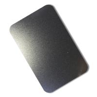 China 4 * 8FT Bead Blasted Stainless Steel Sheet PVD Black INOX 304 for sale