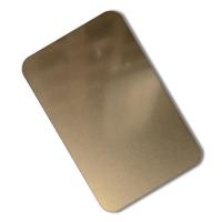 China Modern Mirror Rose Gold Stainless Steel Sheet 316 304 1000mm 1500mm Sandblast for sale