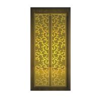 China SS 201 304 Elevator Stainless Steel Sheet Plate 1mm Mirror Color Decorative Etching for sale