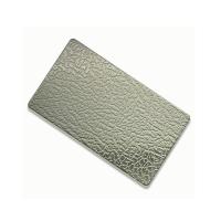 China BA Embossed Stainless Steel Sheet 1.2mm Silver 4ft * 8ft SUS201 304 for sale
