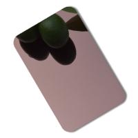 China 304 304L 0.8mm Decorative Stainless Steel Sheet Cold Rolled Super Mirror for sale