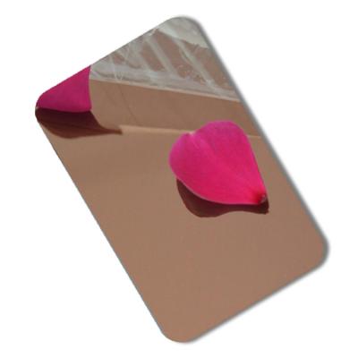 China 28 Gauge 8K Mirror Finish Stainless Steel Sheet 201 304 6K Cold Rolled Colored for sale
