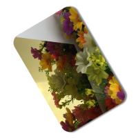 China 201 304 316 Mirror Finish Stainless Steel Sheet Decorative Titanium Gold 8K for sale