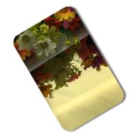China 8K 1219mm Stainless Steel Rose Gold Sheet Mirror PVD Polished Decorative 201 304 316 for sale