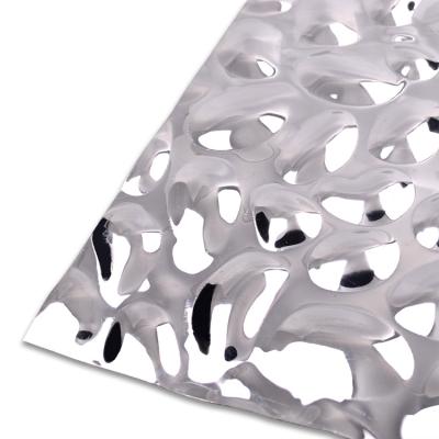 China ASTM Stainless Steel Wall Panels Corrugated Decorative 3048mm 201 304 316 For Ceiling for sale