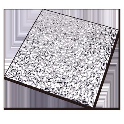 China 4ft x 8ft Water Ripple Stainless Steel Sheet Decor 3D Grade 304 for sale