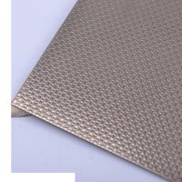 China AISI Embossed SS Sheet BA Finish 304 304L 316 4 * 8 1.2mm Thick for sale