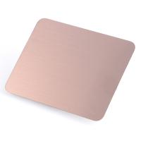 China 2438mm 3048mm Stainless Steel Decorative Sheet Rose Gold 304 4x8 For Kitchen Cabinet for sale