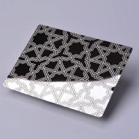 China Mill Edge SUS304 Stainless Steel Plate Mirror AISI Sheet Metal Etching RAL color for sale