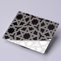 China 8K Mirror Glossy Etched Stainless Steel Sheet 316L 304 Cold Rolled 4 X 8FT for sale