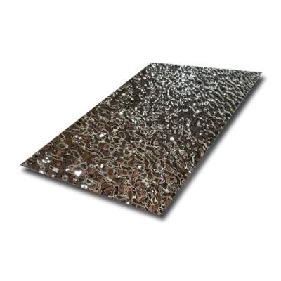 China 0.3mm Stainless Steel Profile Wall Paneling 304 316L 4x8 Corrugated Sheet Color Plated for sale