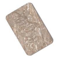 China 304 1000mm Brushed Stainless Steel Panel Laminated Marble Patten For Washroom Cabinet for sale