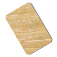 China 304 1000mm Brushed Stainless Steel Panel Laminated Marble Patten For Washroom Cabinet for sale
