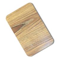 China 1240mm Textured Stainless Steel Sheet PVD SS316 Heat Coloring  Wood Grain for sale