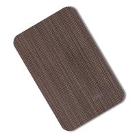 China 1240mm Textured Stainless Steel Sheet PVD SS316 Heat Coloring  Wood Grain for sale