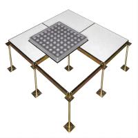 China Heavy Duty Monitor Raised Access Floor Tiles In Network Control Room for sale