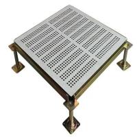 China Ventilated Computer Room Office Raised Access Floor Skid Resistance for sale