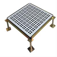 China Ventilated Computer Room Office Raised Access Floor Skid Resistance for sale