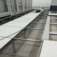China Distribution Room Steel Access Floor Anti Fouling Water Resistance for sale