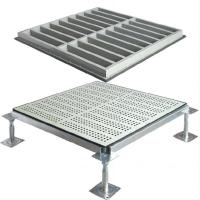 China Data Center Ventilated Anti Static Raised Flooring Waterproof for sale