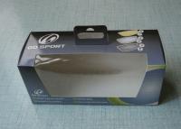 China custom Luxury full color paper gift box with all kinds of size , clear PET window , hanger for sale