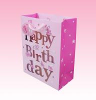China custom promotion luxury paper bag with clear PET/ PVC window factory for sale