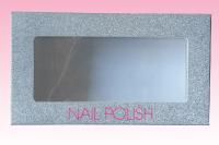 China custom Luxury full color recycled paper box with clear plastic cover for sale