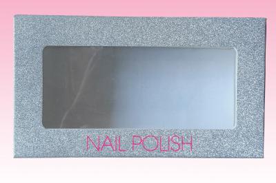 China custom Luxury full color recycled paper box with clear plastic cover for sale