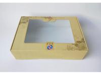China custom Folding Apparel Lingerie Paper Box with clear window Cover for sale