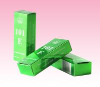 China custom luxury CMYK color folded paper perfume box with embossed logo for sale