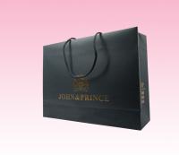China custom black paper merchandise bags printing wholesale manufacturer for sale