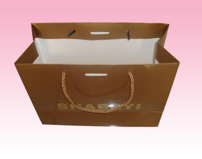 China custom personalised paper gift bags online brown printing manufacturer for sale