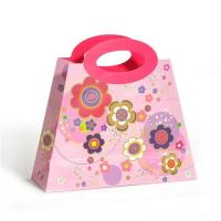 China custom printed paper tote shopping bags making with die-cutting handle manufacturer for sale