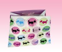 China custom Luxury paper gift Shopping Bag printing with satin ribbon manufacturer for sale