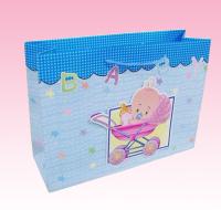 China custom Luxury paper gift Shopping Bag printing with satin ribbon manufacturer for sale